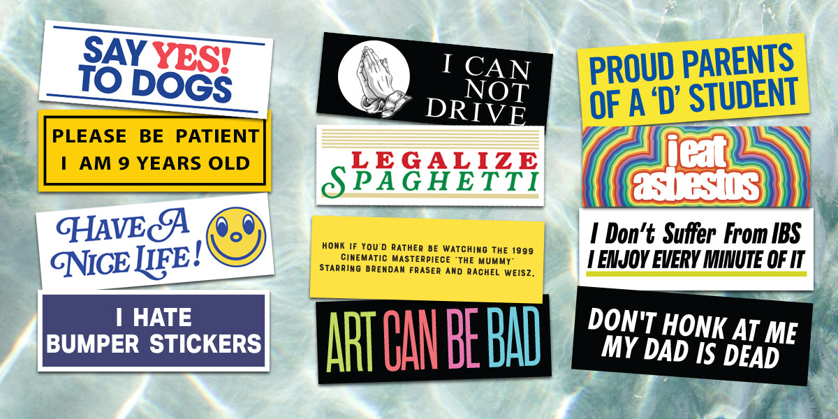 Funny Stickers UK – Novelty Vinyl Car & Bumper Stickers – You Can't Go Back