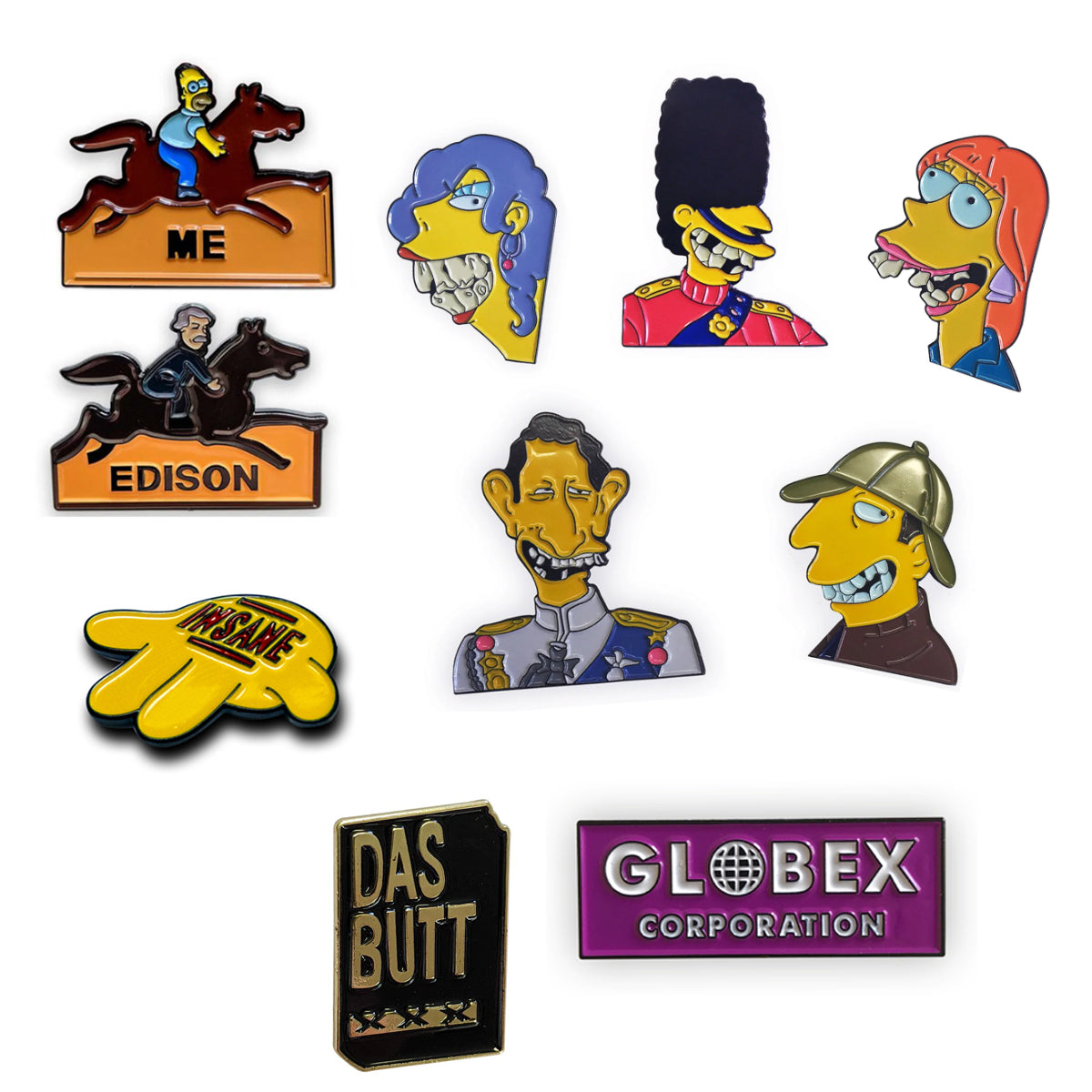 The Simpsons Enamel Pins - Our Simpsons Pin Shop – You Can't Go Back