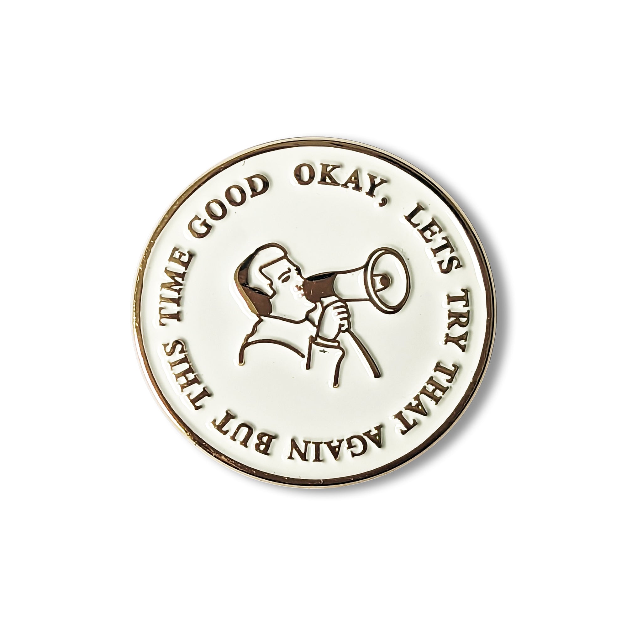 David Lynch Enamel Pin - Lets try that again.. – You Can't Go Back